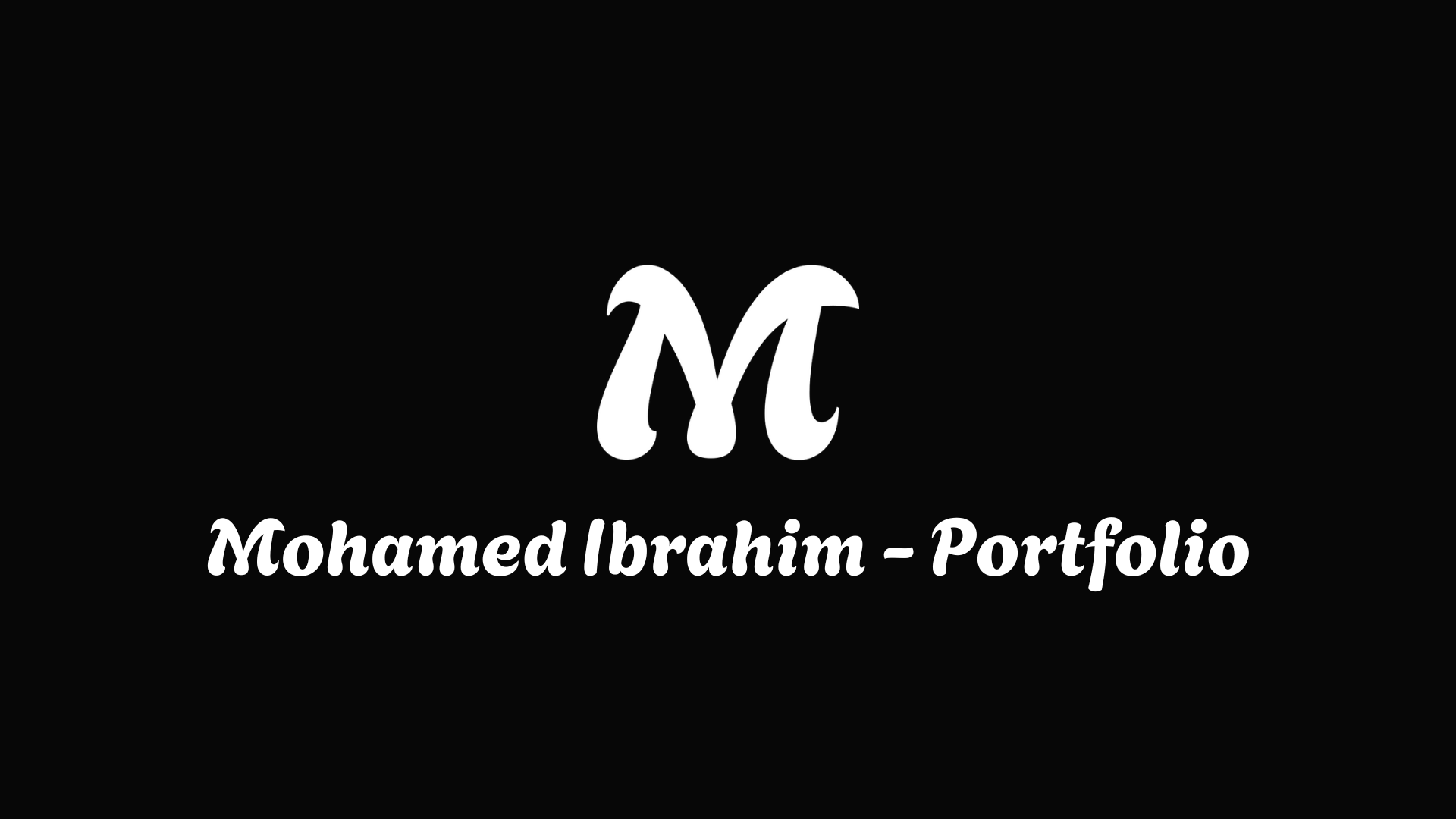 Mohammed Ibrahim Omar - Portfolio